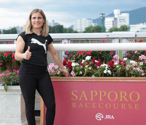 WASJ出場のサンチアゴが札幌競馬場を下見 「馬も私も200%の力を出せるように」 | 競馬ニュース - netkeiba