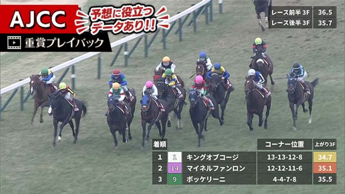 【AJCC 2023】過去5年のレース映像・傾向 | 競馬予想動画 - netkeiba