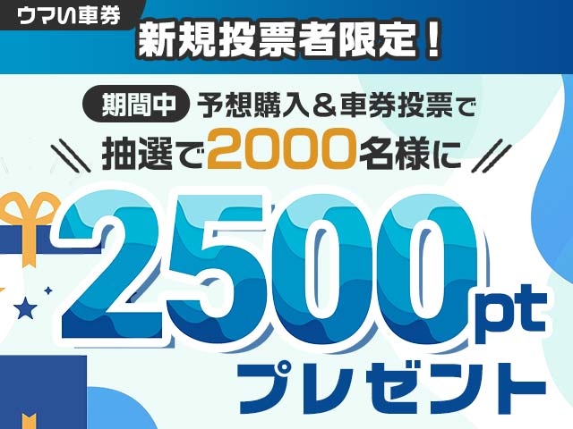 【ウマい車券・競輪予想】予想購入and車券投票で2500ptプレゼント お知らせ Netkeirin（ネットケイリン）